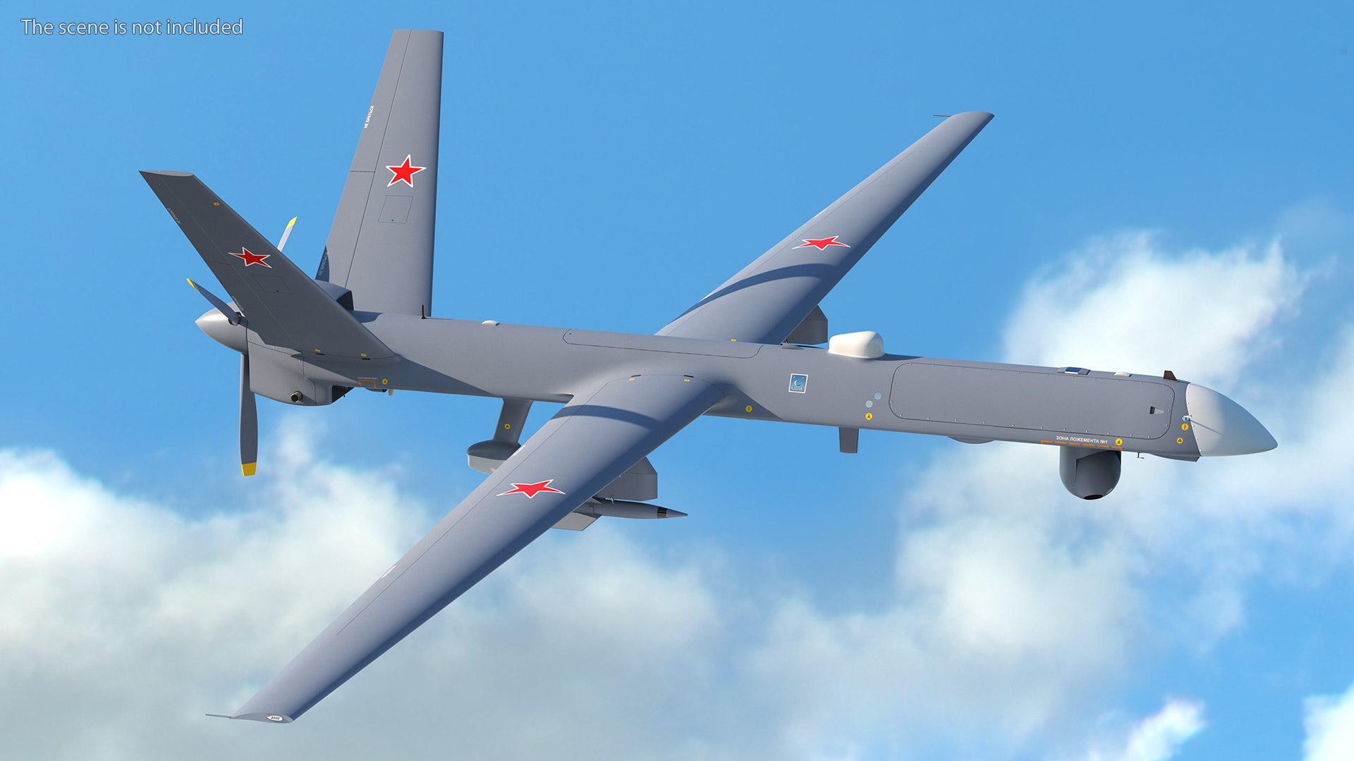 Orion Russian UAV Flight 3D Model - TurboSquid 1932796