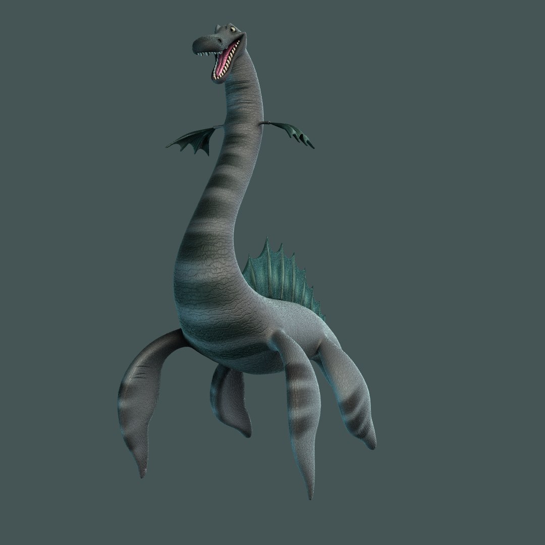 Sea Monster 3d Obj
