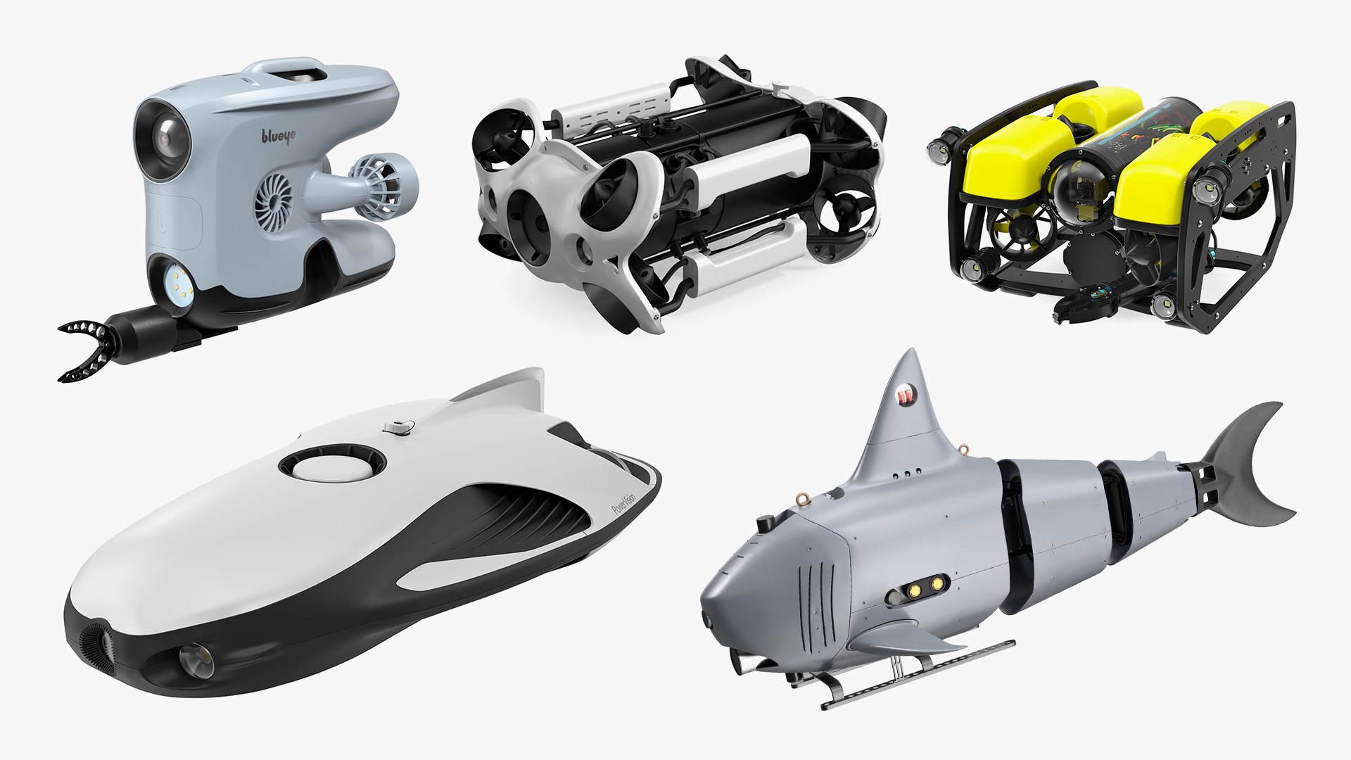Underwater Robots Collection 4 model - TurboSquid 2165011