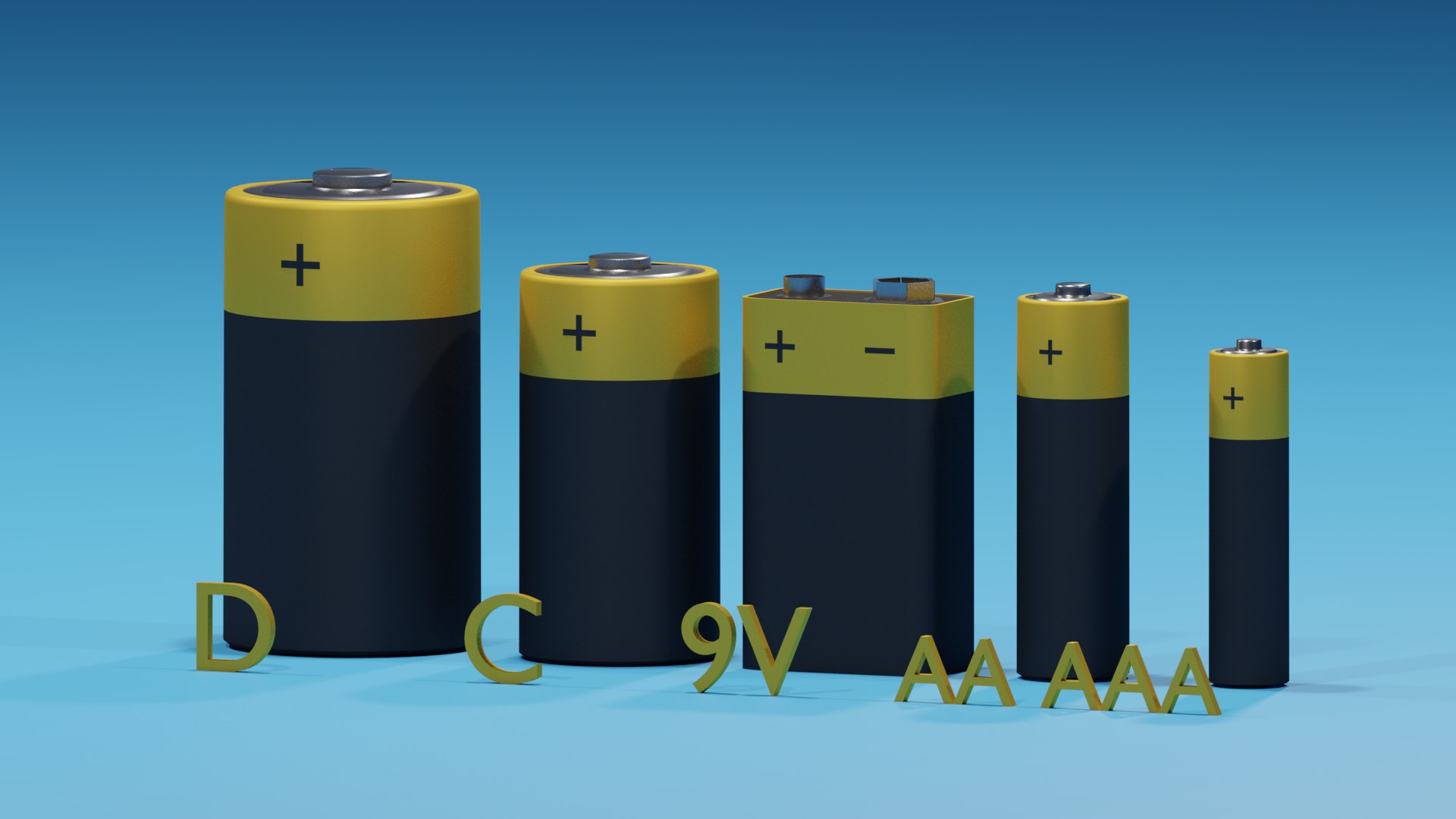 3D Model Battery Collection - TurboSquid 1750507