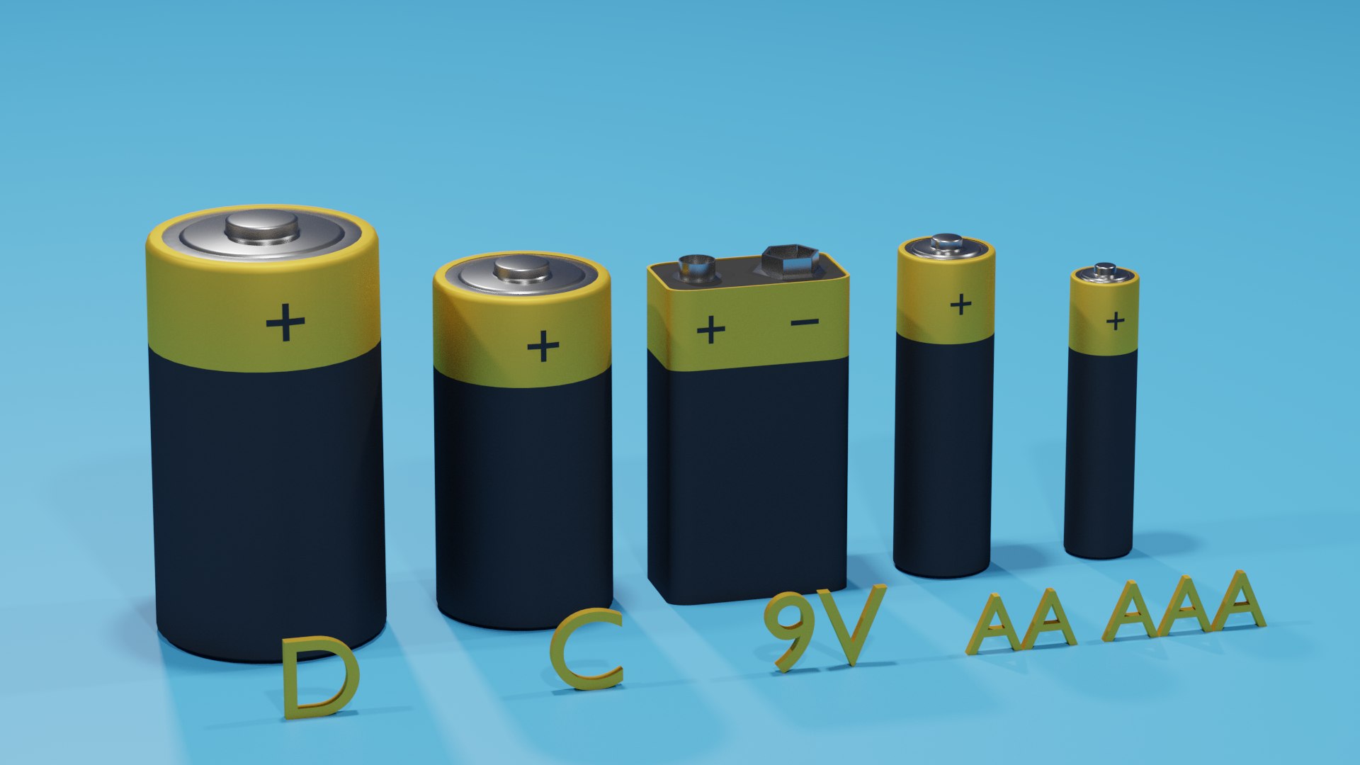 3D Model Battery Collection - TurboSquid 1750507