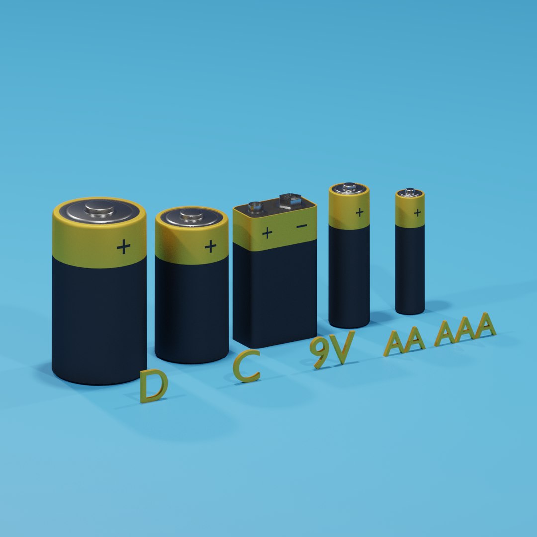 3D Model Battery Collection - TurboSquid 1750507
