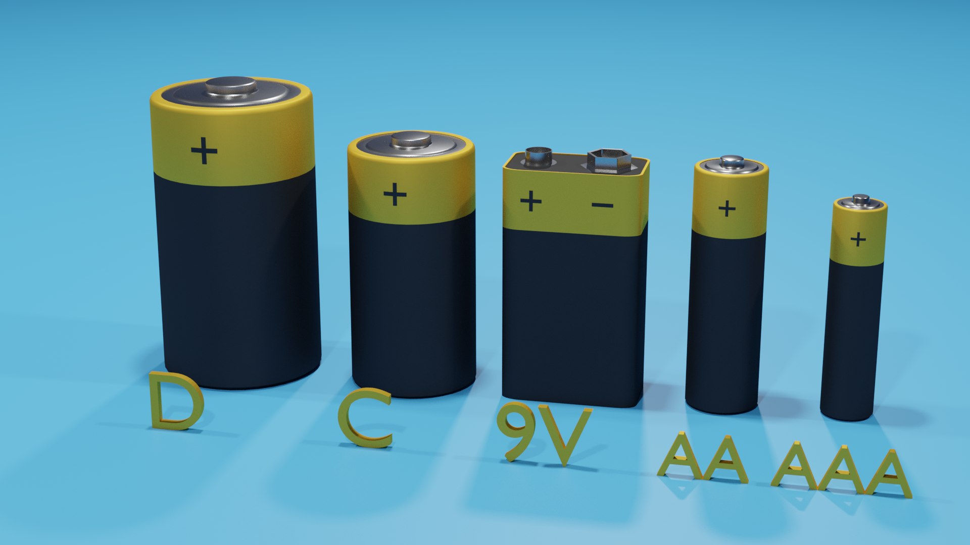 3D Model Battery Collection - TurboSquid 1750507