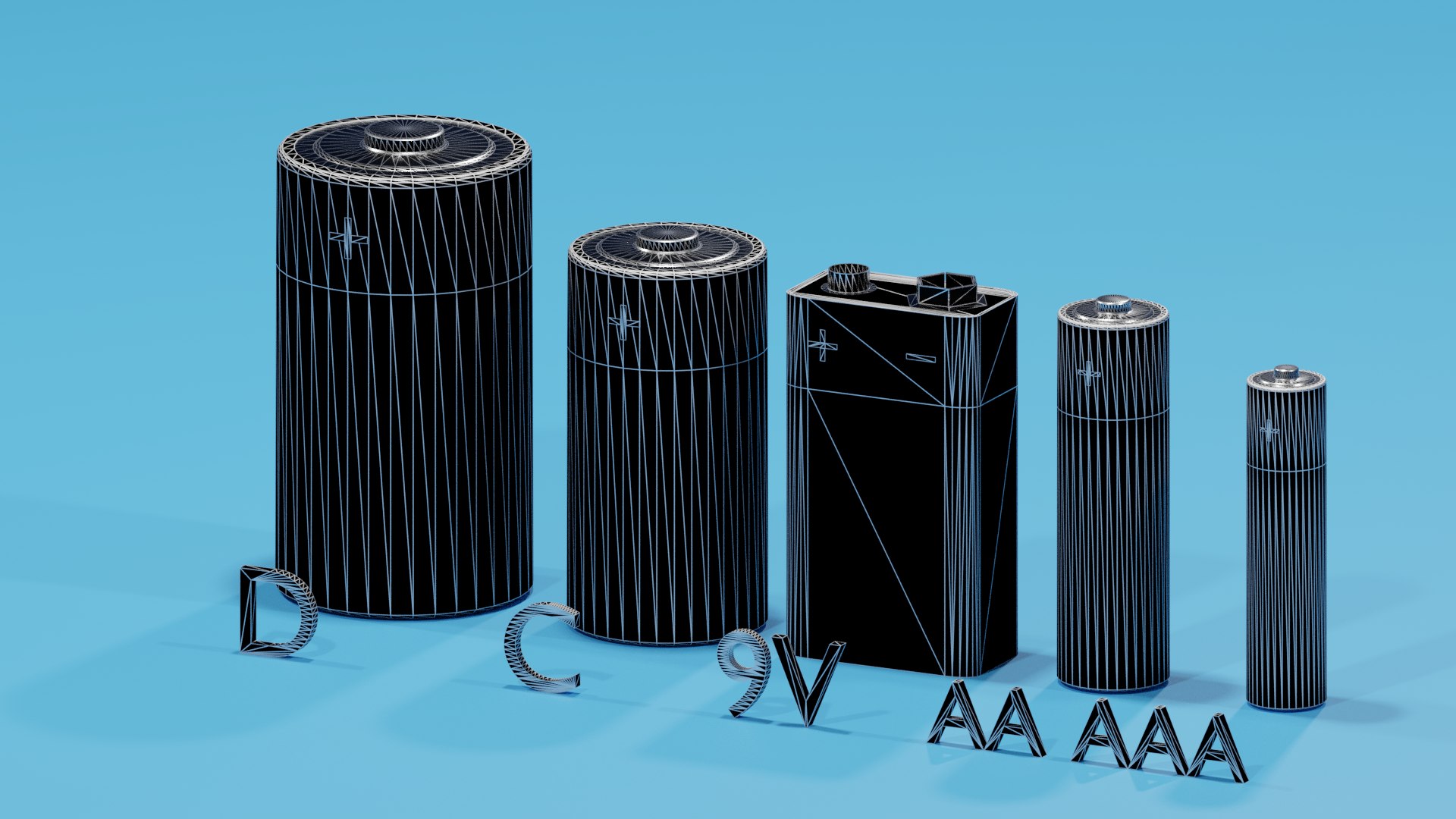 3D Model Battery Collection - TurboSquid 1750507