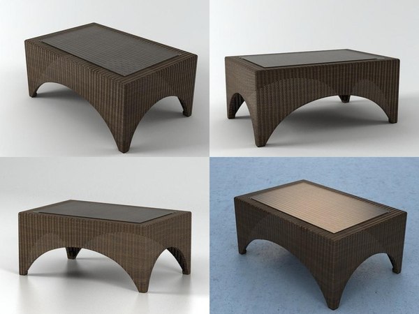 Savannah small table 3D - TurboSquid 1181178