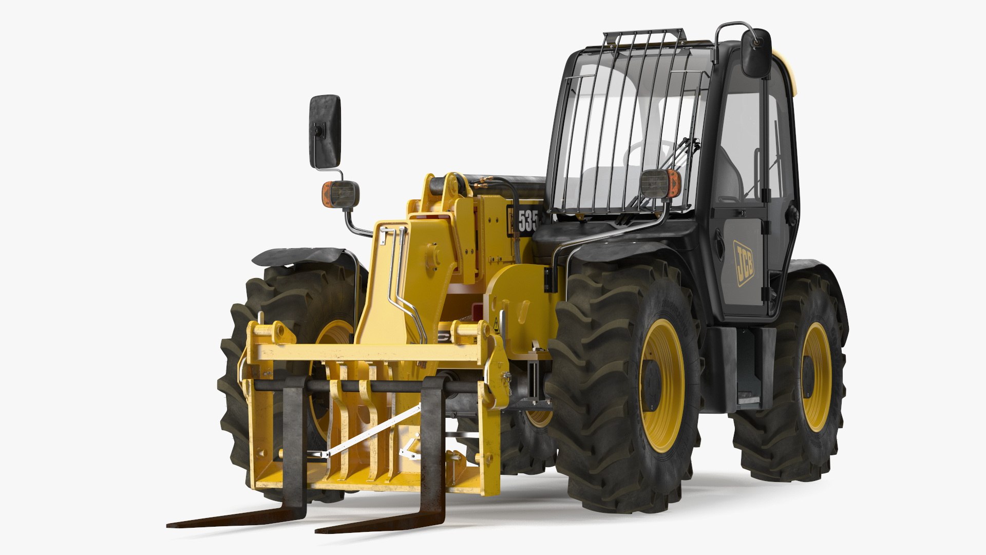 Telehandler JCB 535 Rigged 3D model - TurboSquid 2152678