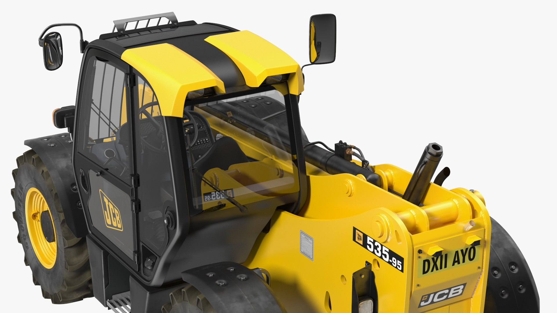 Telehandler JCB 535 Rigged 3D model - TurboSquid 2152678