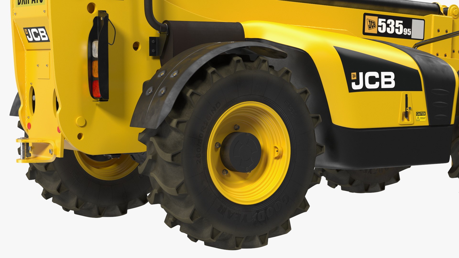 Telehandler JCB 535 Rigged 3D model - TurboSquid 2152678
