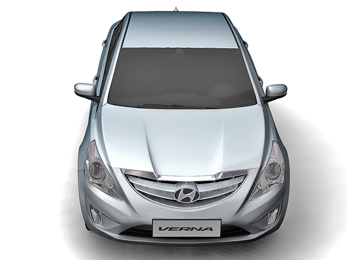 hyundai verna 3d model
