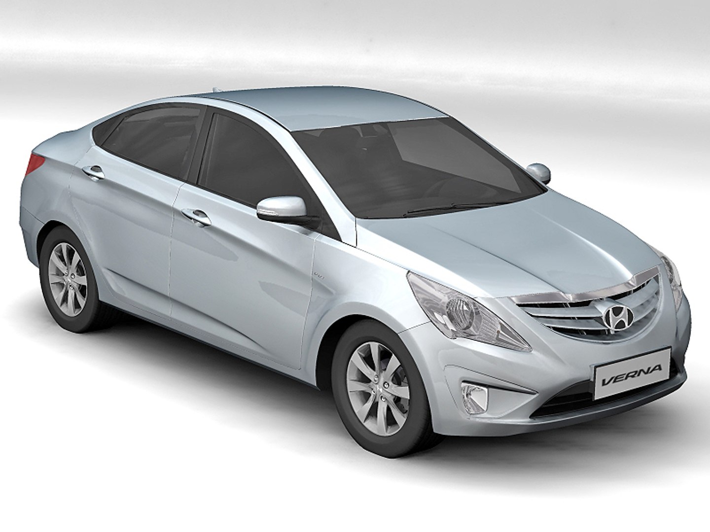 hyundai verna 3d model