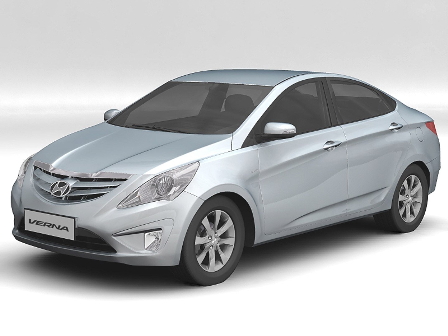 hyundai verna 3d model