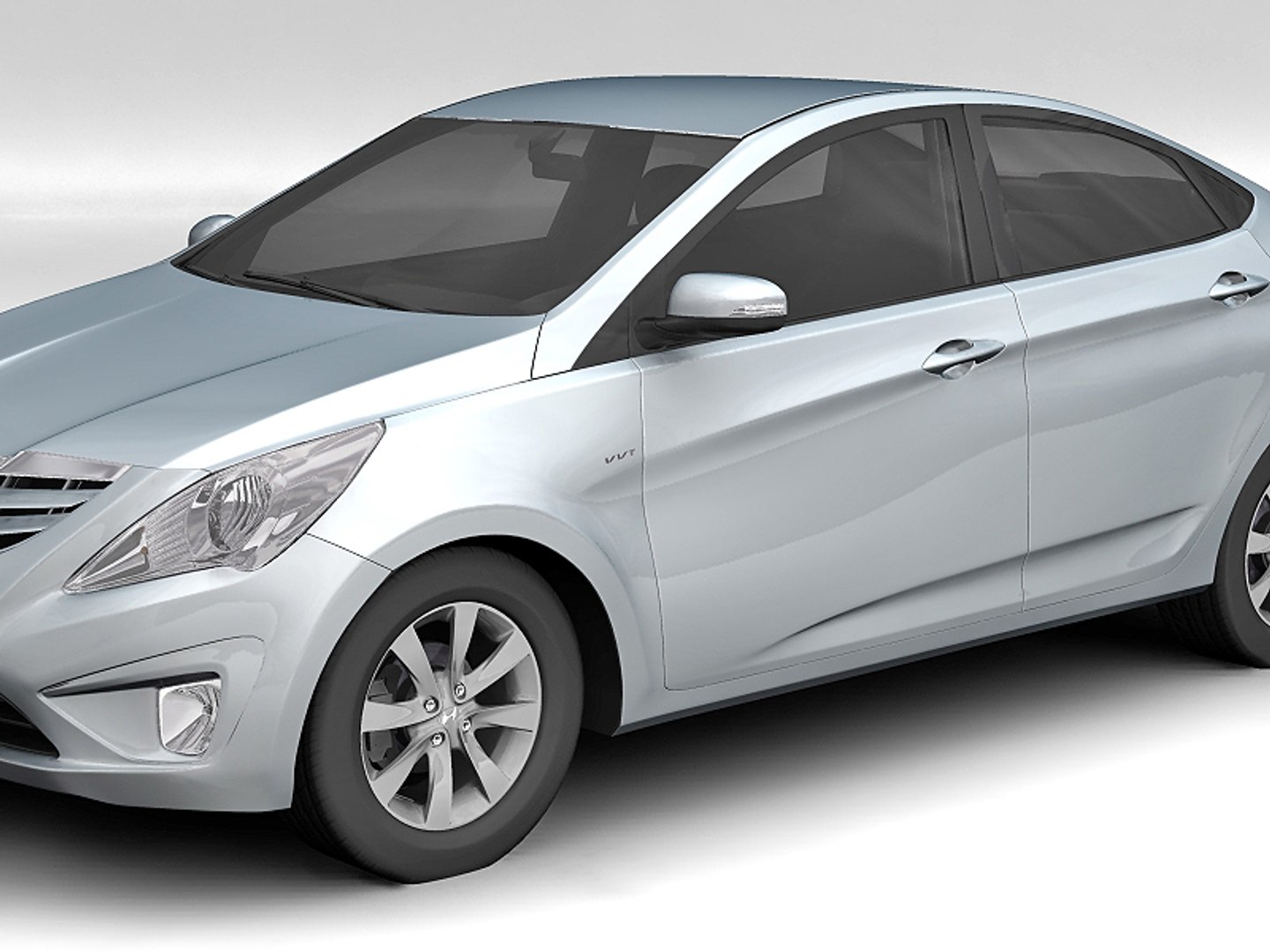 hyundai verna 3d model
