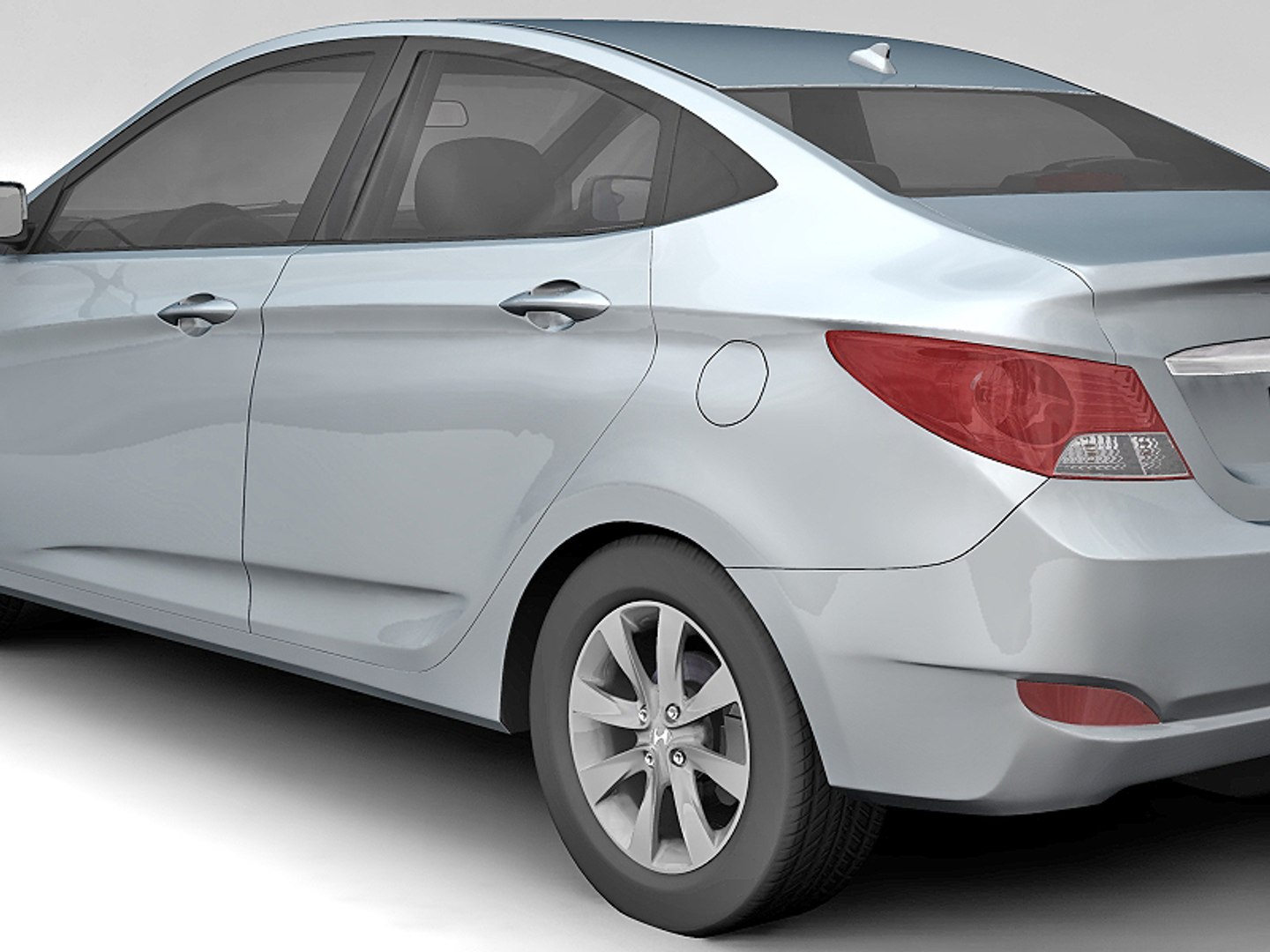hyundai verna 3d model