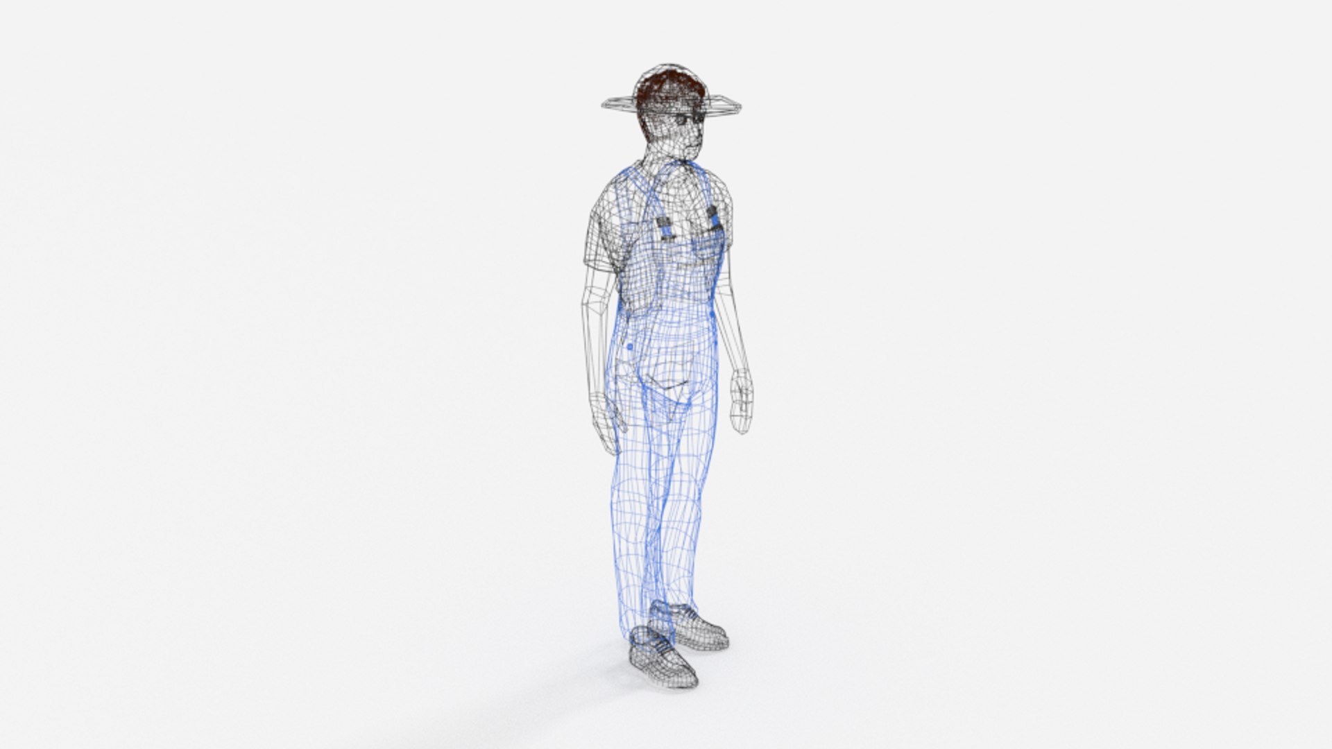 Free Worker Man 3D Model - TurboSquid 1444608