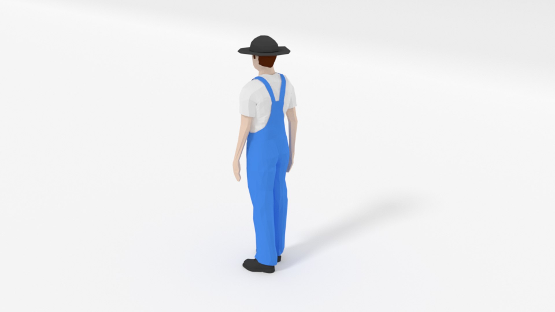 Free Worker Man 3D Model - TurboSquid 1444608