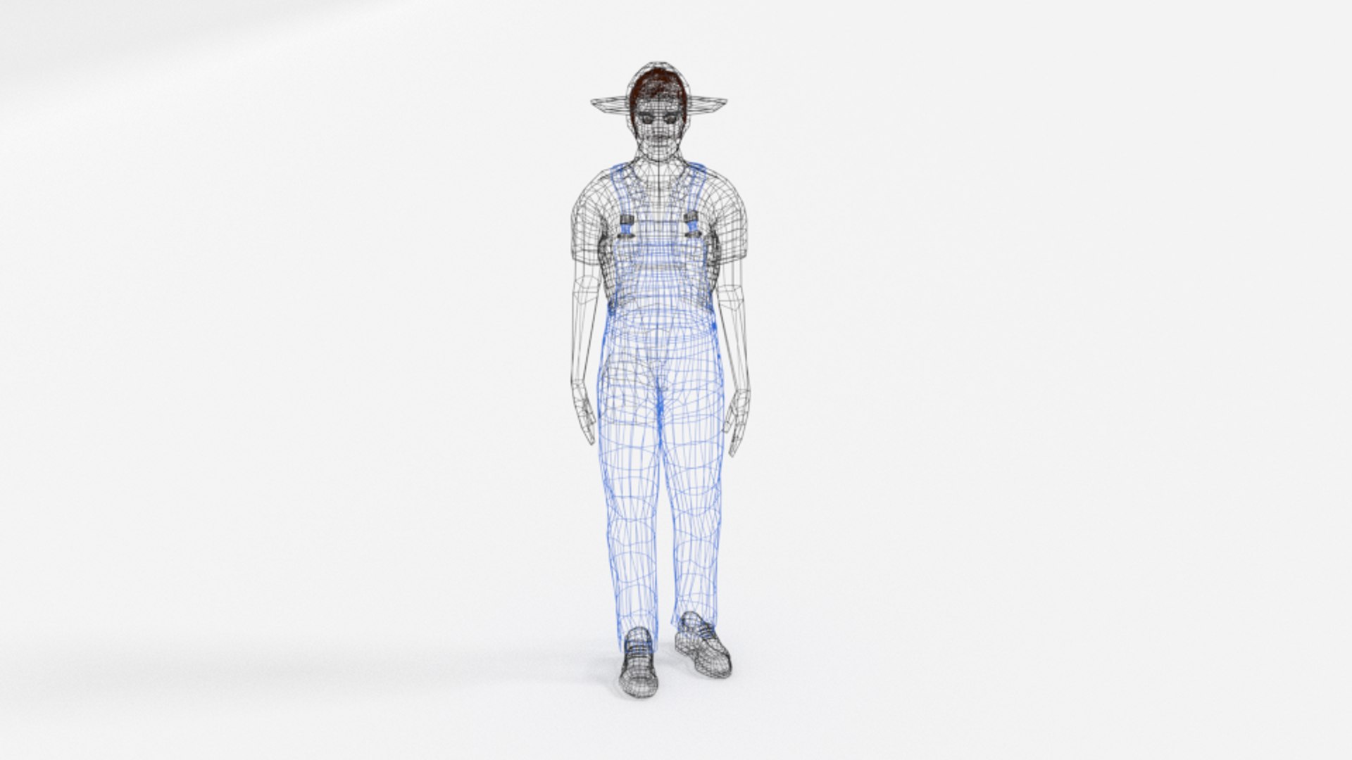 Free Worker Man 3D Model - TurboSquid 1444608