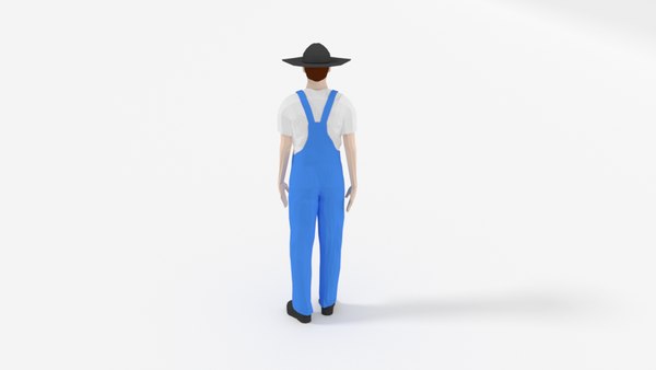 Free worker man 3D model - TurboSquid 1444608