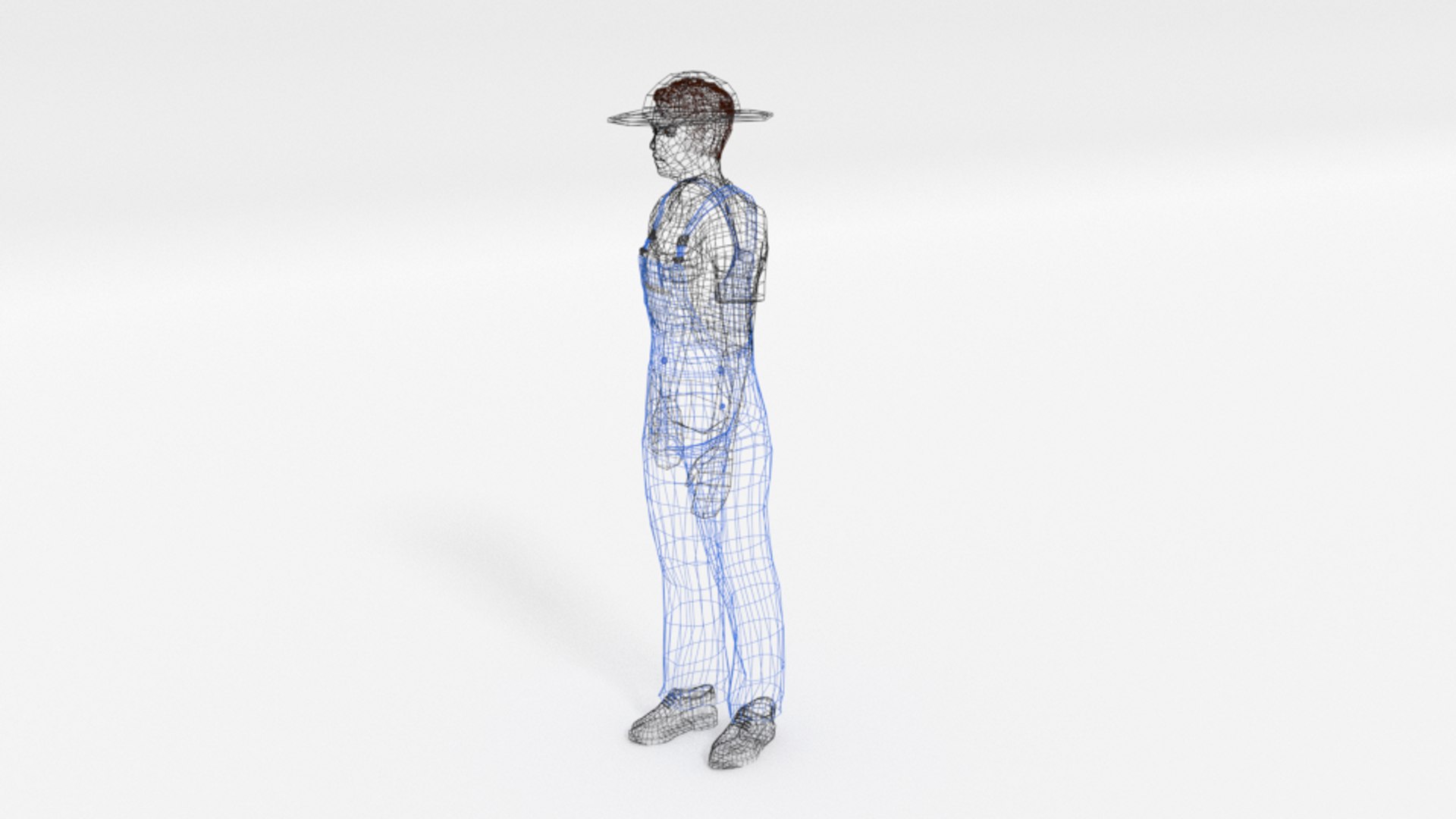 Free Worker Man 3D Model - TurboSquid 1444608