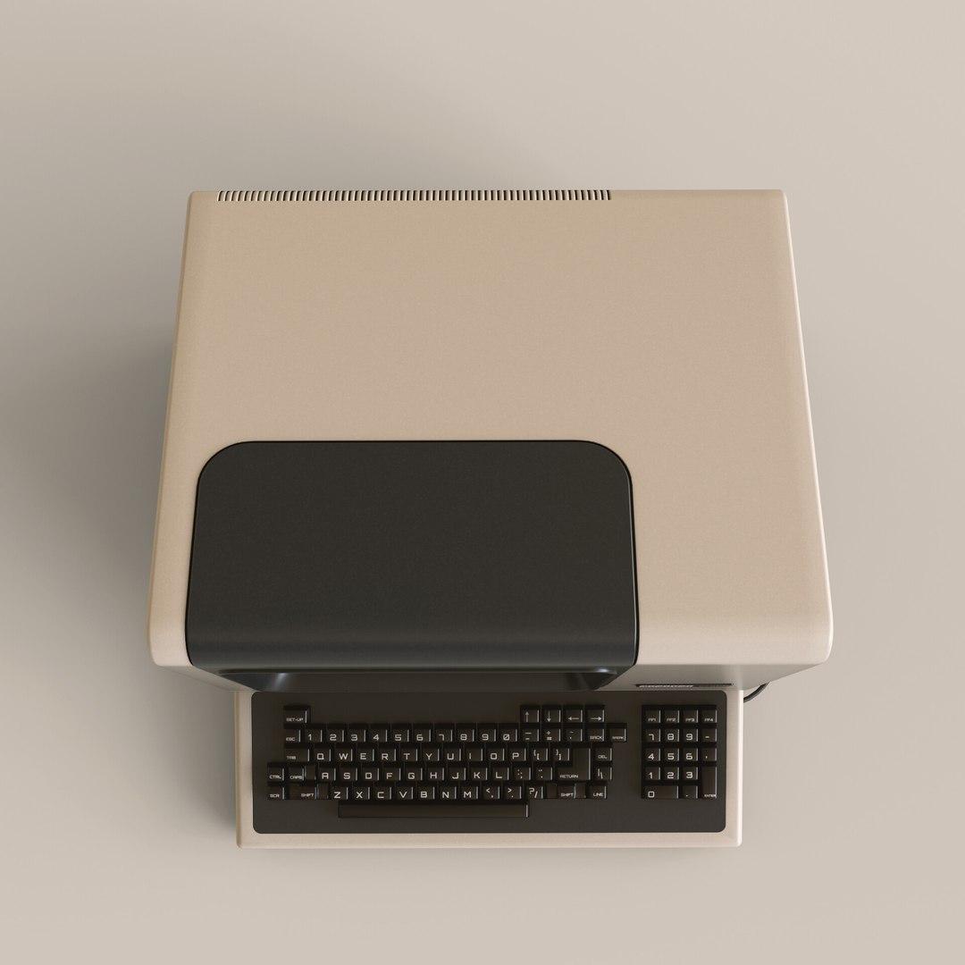 DEC VT-100 Video Terminal 3D - TurboSquid 1820661