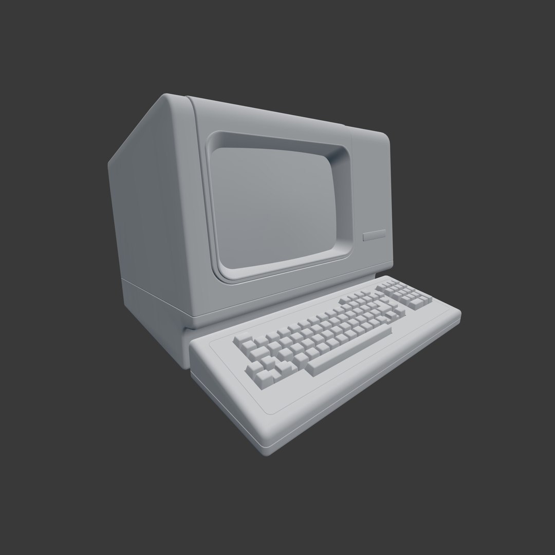 DEC VT-100 Video Terminal 3D - TurboSquid 1820661