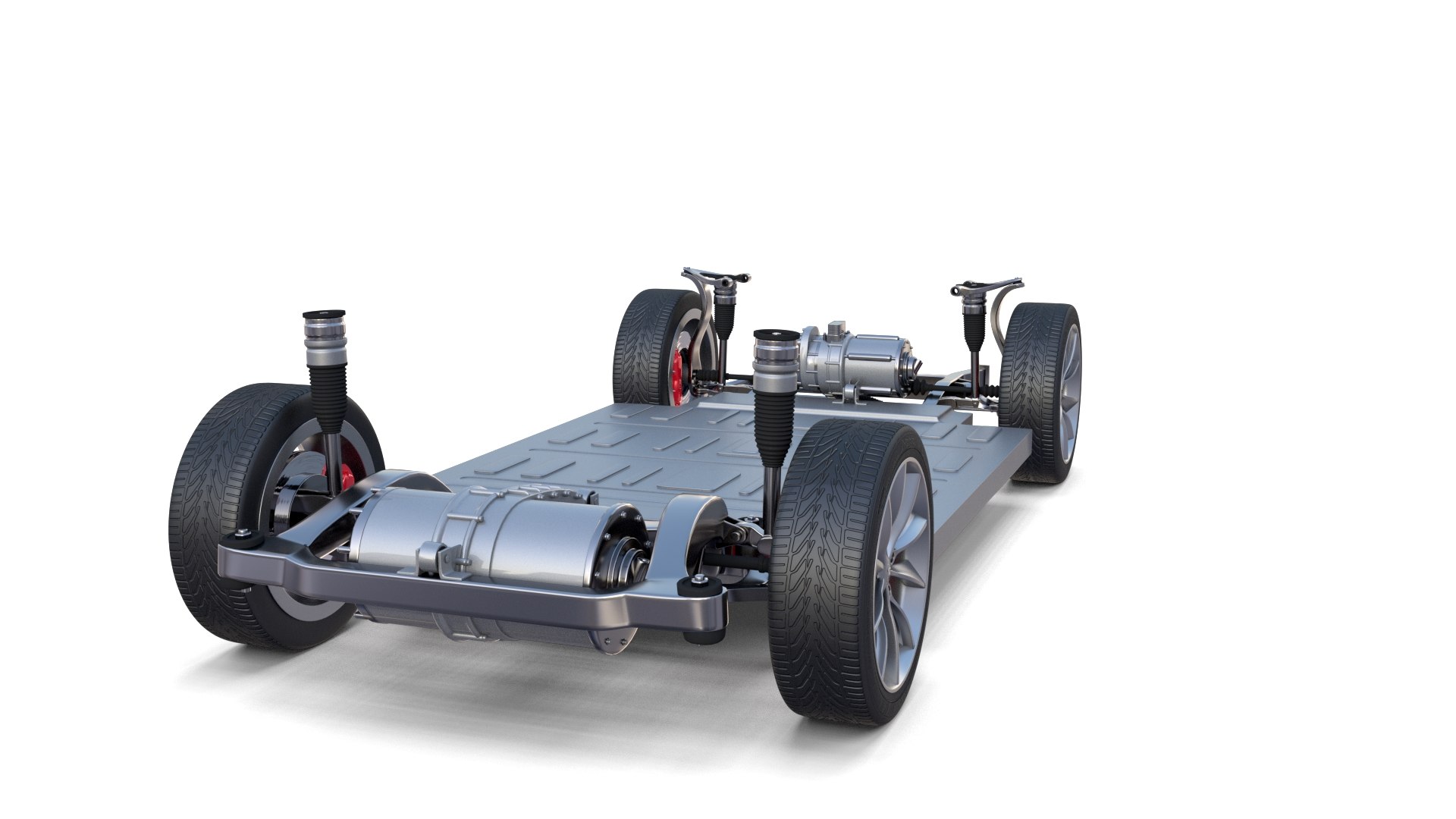 Tesla x chassis 3D model - TurboSquid 1566012