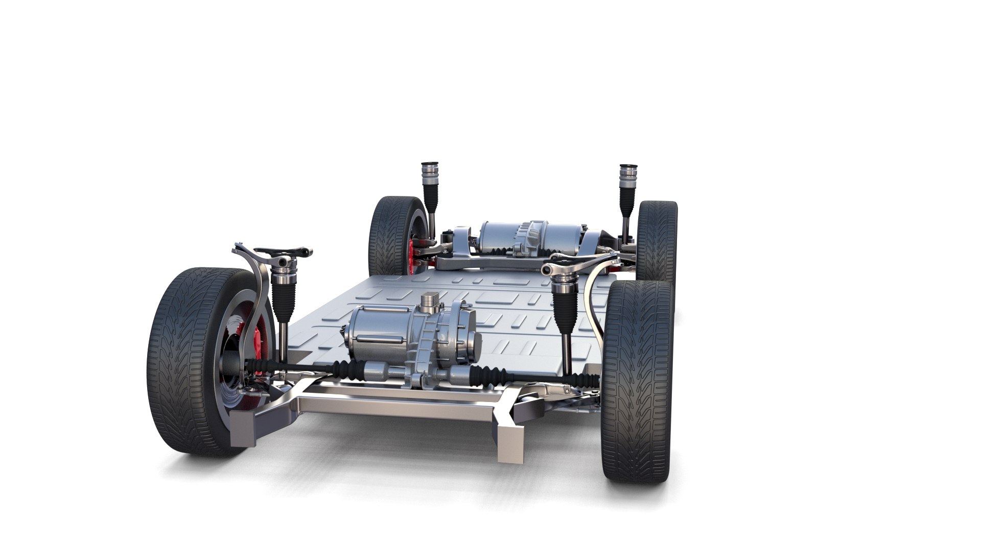 Tesla x chassis 3D model - TurboSquid 1566012