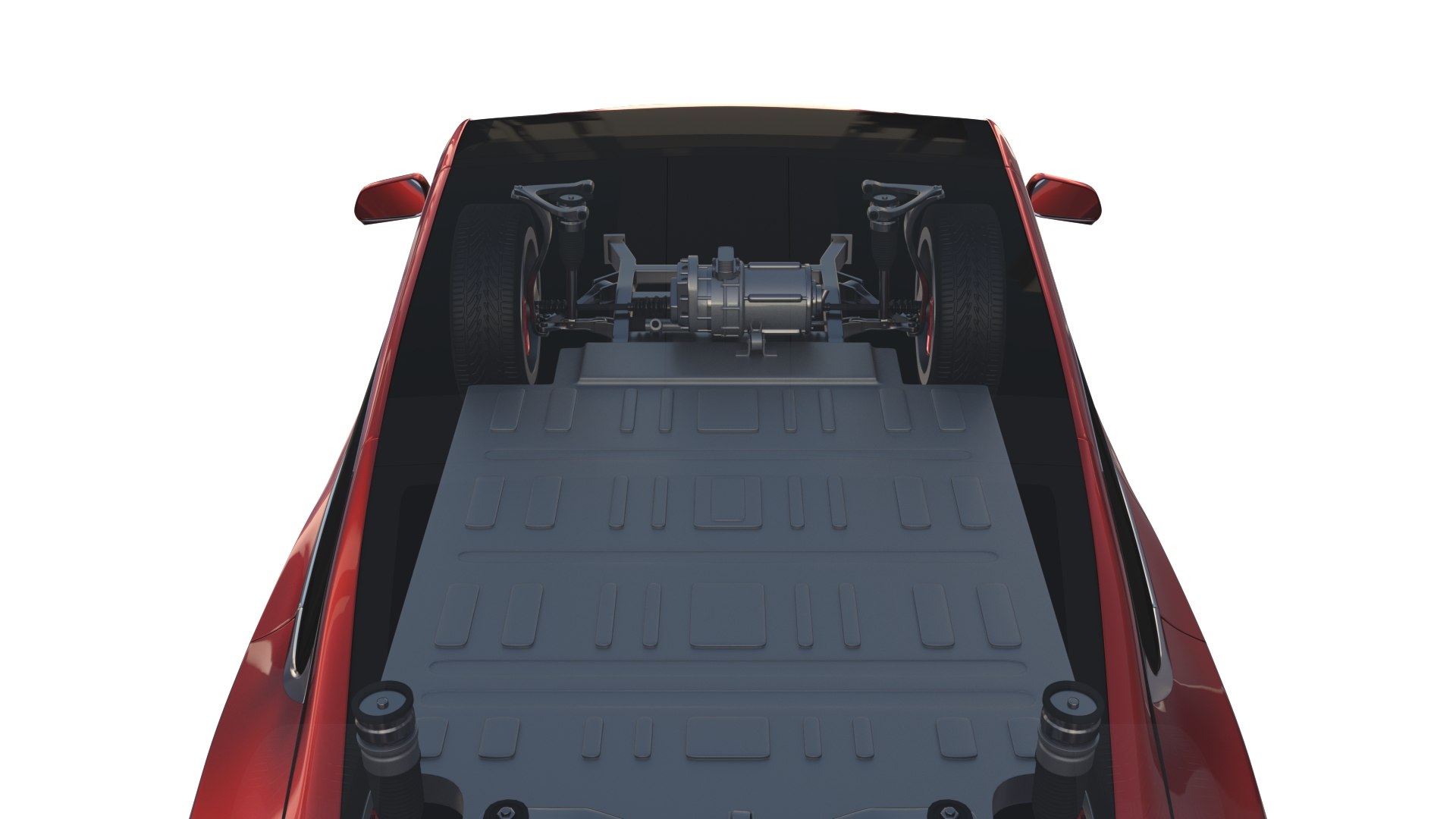 Tesla x chassis 3D model - TurboSquid 1566012