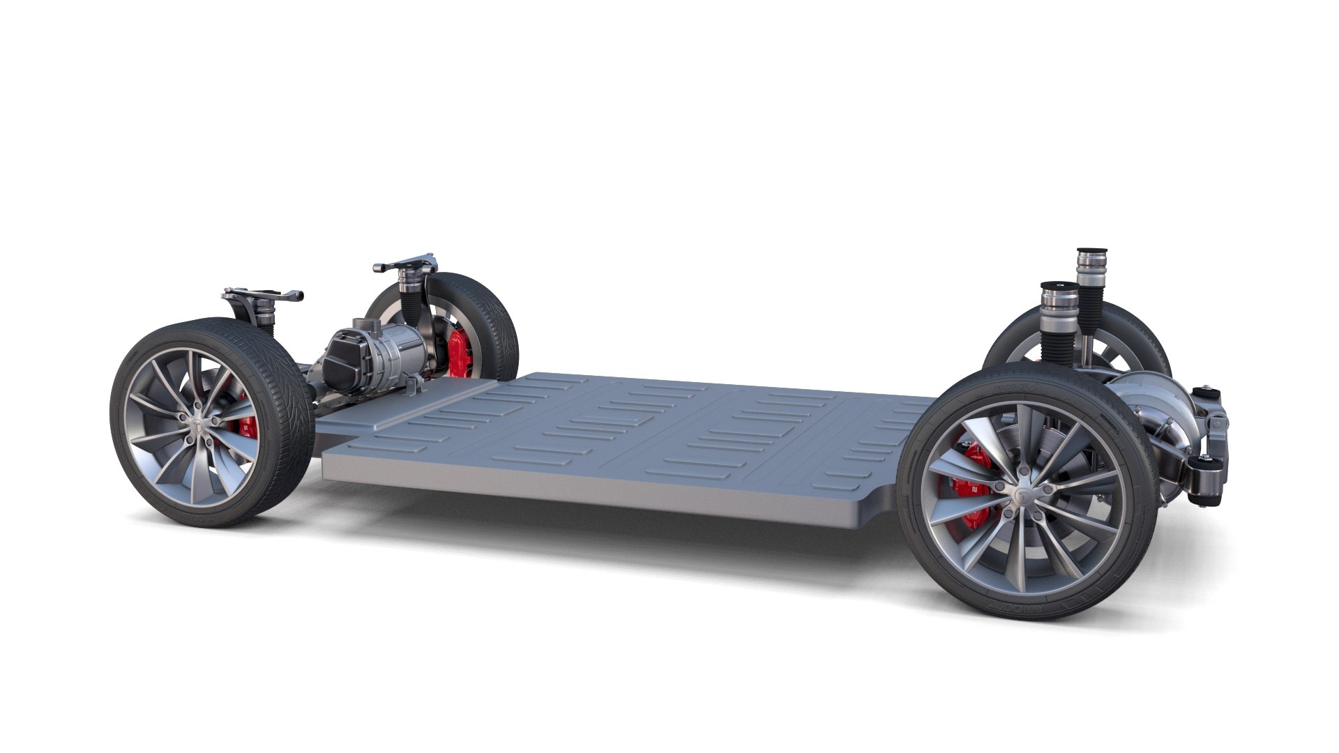 Tesla x chassis 3D model - TurboSquid 1566012