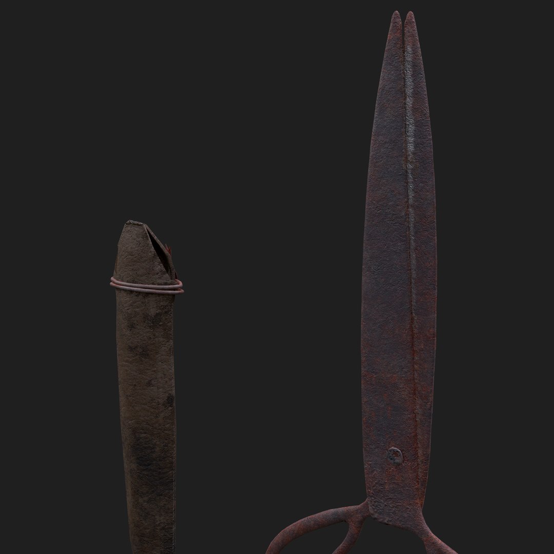 3D Hand Forged Scissor Design Two - TurboSquid 1755497