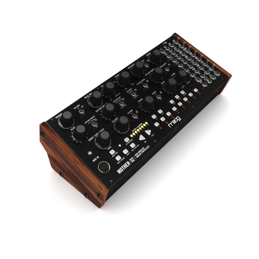 Moog Mother-32 3D Model - TurboSquid 1491214