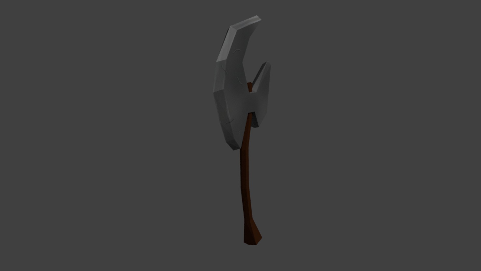 simple axe 3d obj