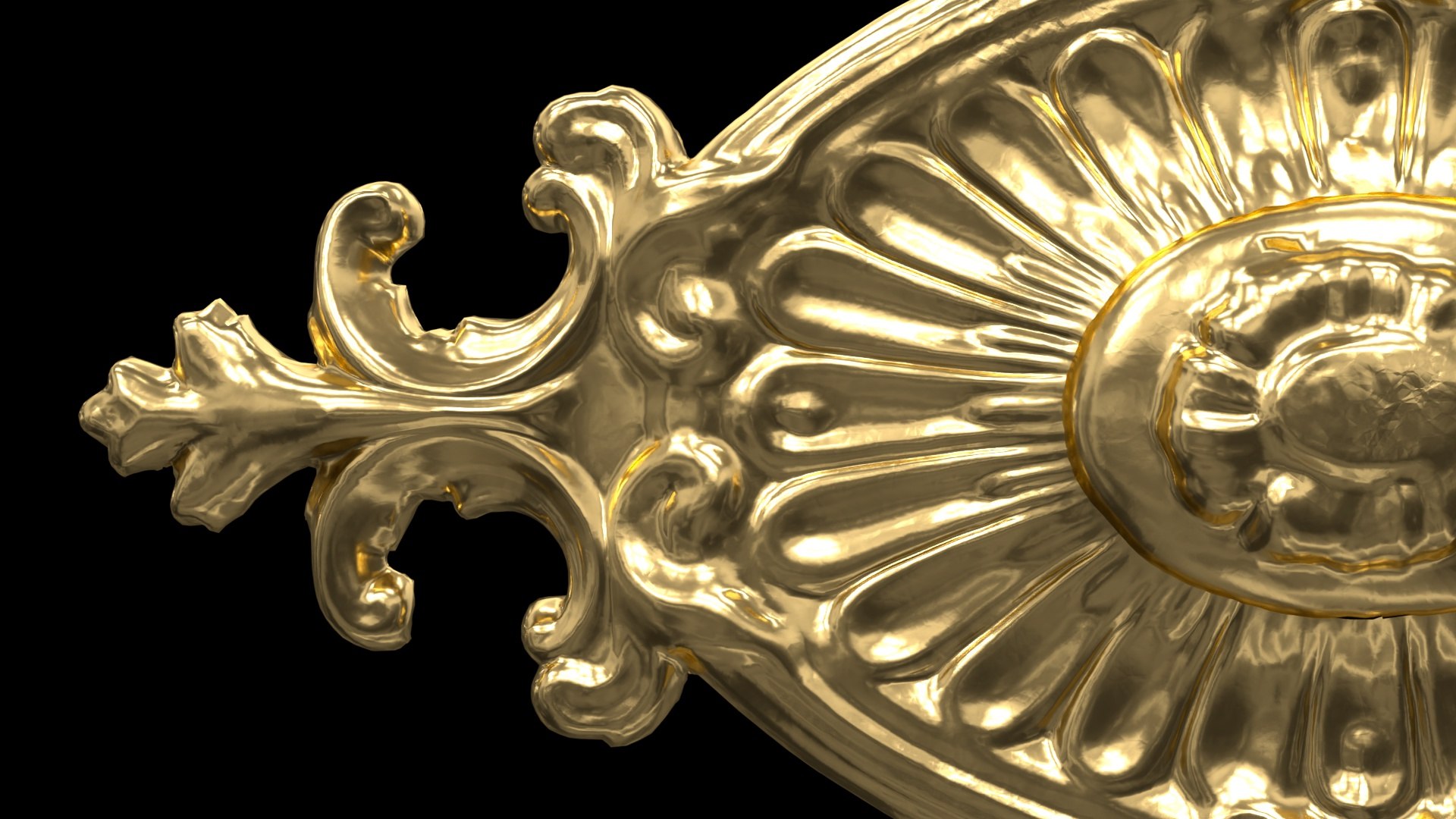 Ceiling Sockets Gypsum Plaster DR108 Model - TurboSquid 2030570