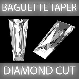 3d Model Of Cuts Diamond