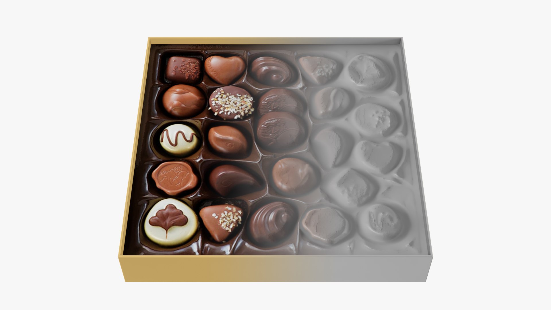 3D Low-poly Chocolate Box - TurboSquid 1561636
