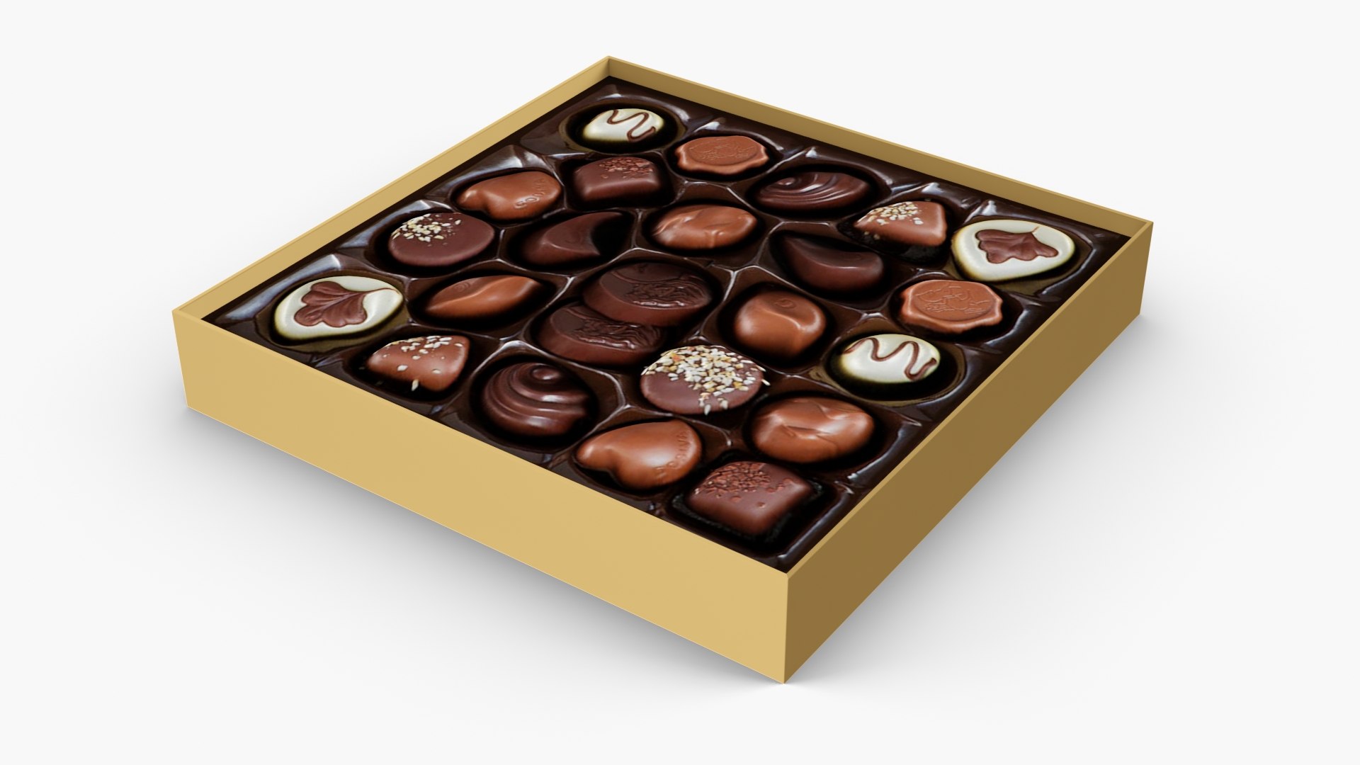 3D Low-poly Chocolate Box - TurboSquid 1561636