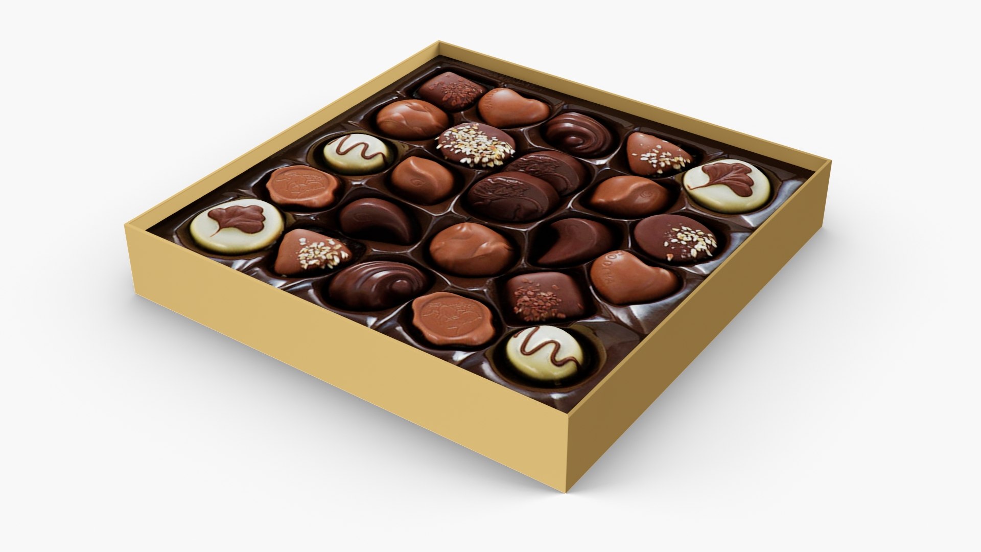 3D Low-poly Chocolate Box - TurboSquid 1561636