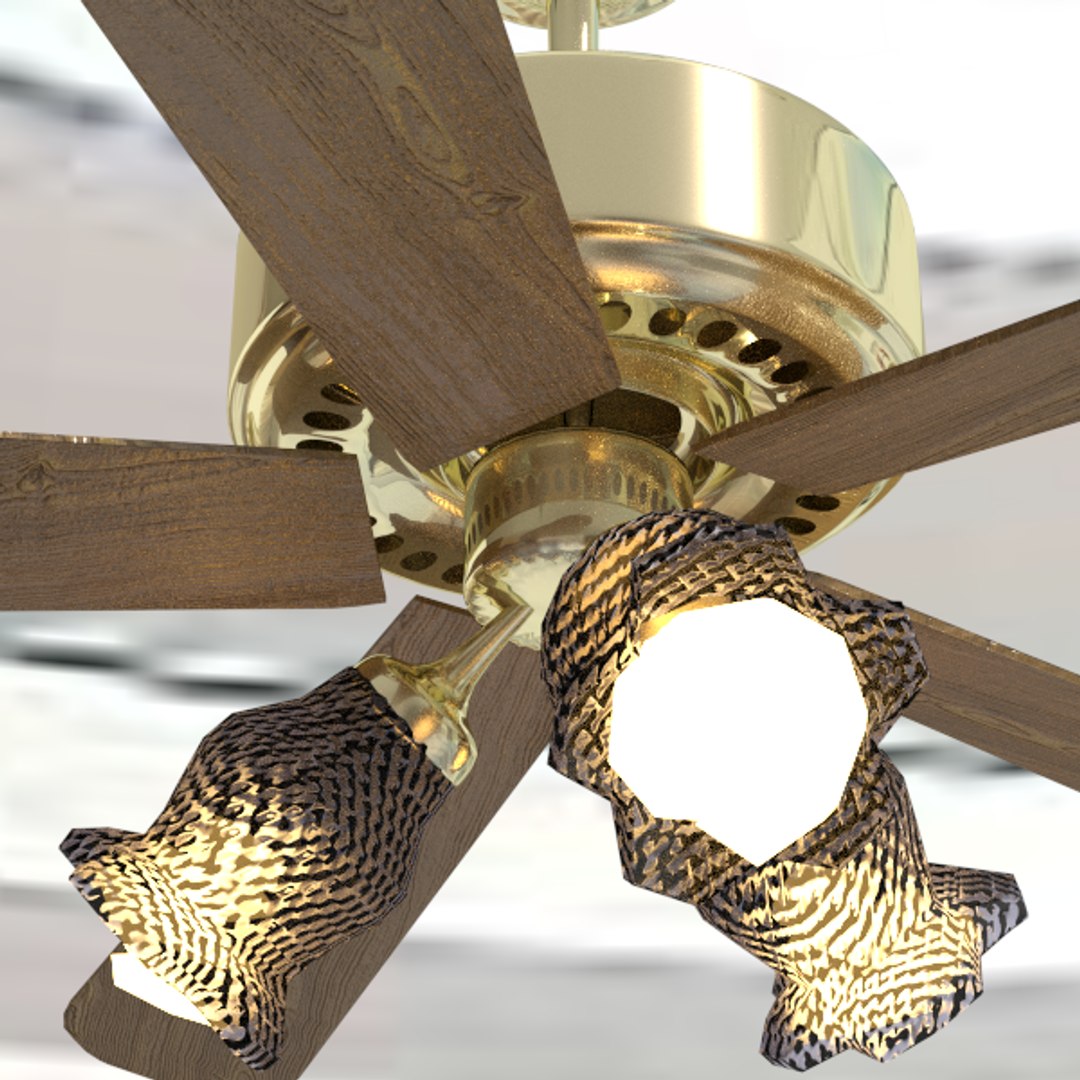 3d Model Of Ceiling Fan