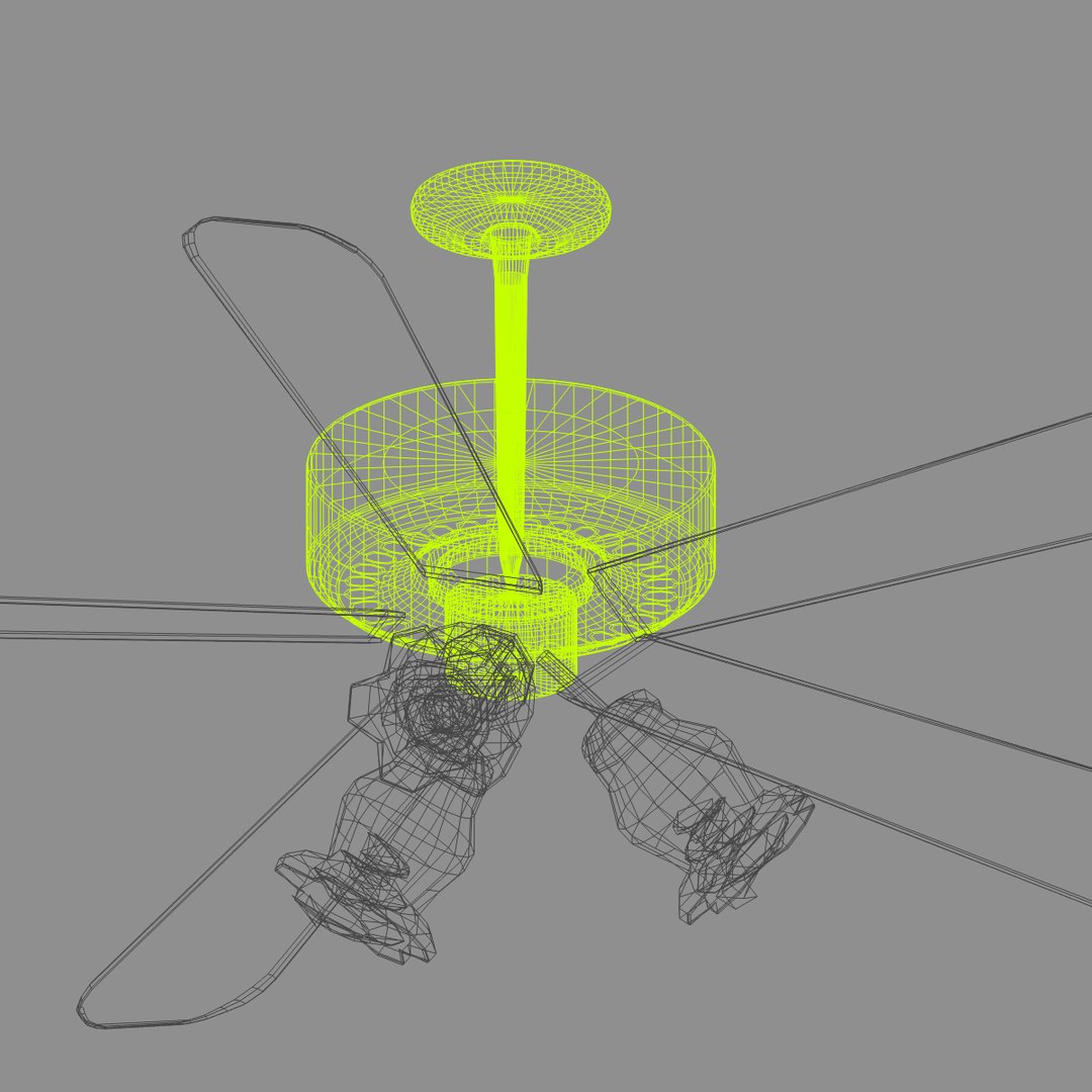 3d Model Of Ceiling Fan