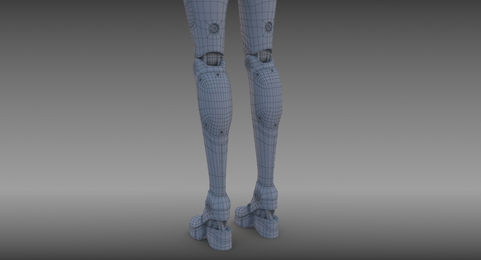 Sci-fi Female Cyborg 3d Max