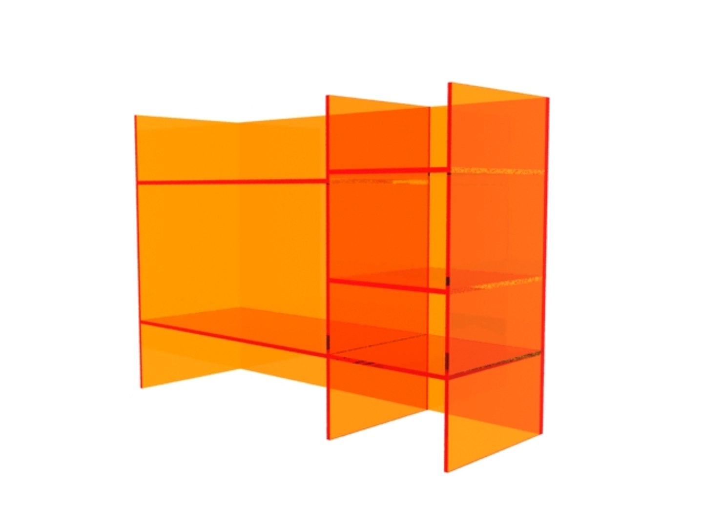 Kartell Rack 3D Model - TurboSquid 1218101