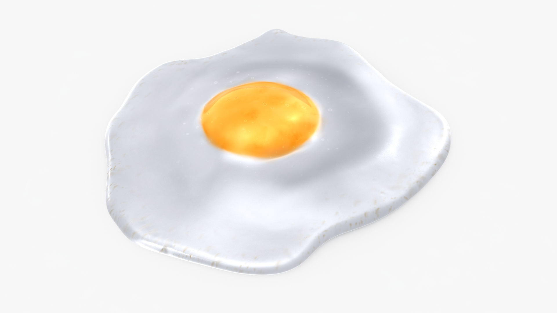 Fried Egg 02 3D - TurboSquid 1911469
