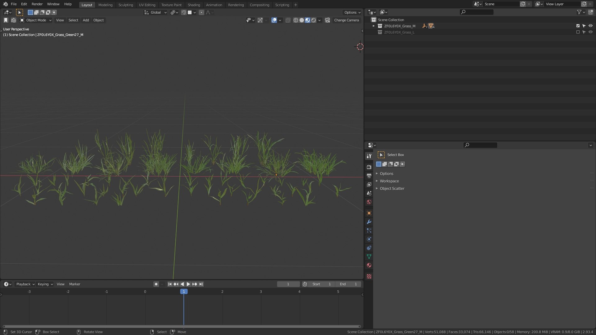 Grass Kit 3D Model - TurboSquid 1884728