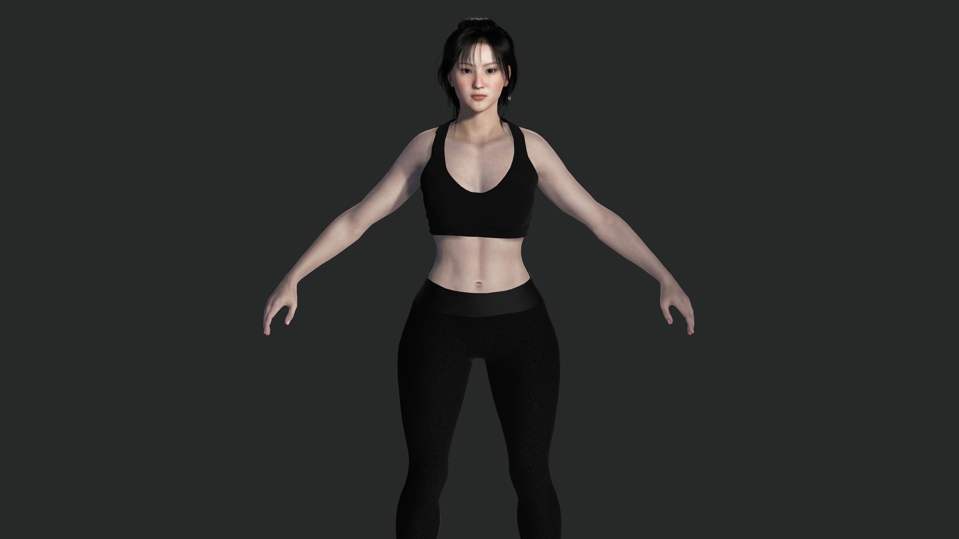 AAA 3D REALISTIC FEMALE CHARACTER - YOUNG ASIAN CHINESE GIRL Model ...