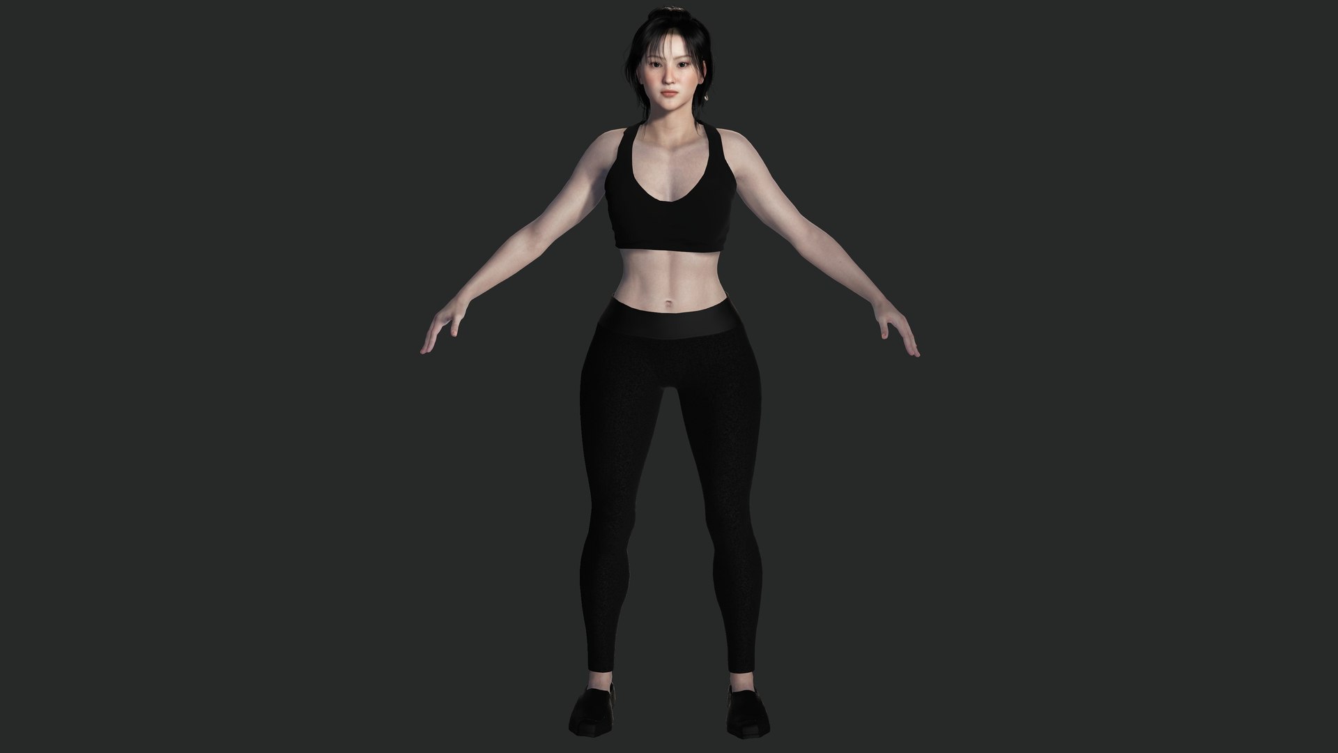 AAA 3D REALISTIC FEMALE CHARACTER - YOUNG ASIAN CHINESE GIRL Model ...