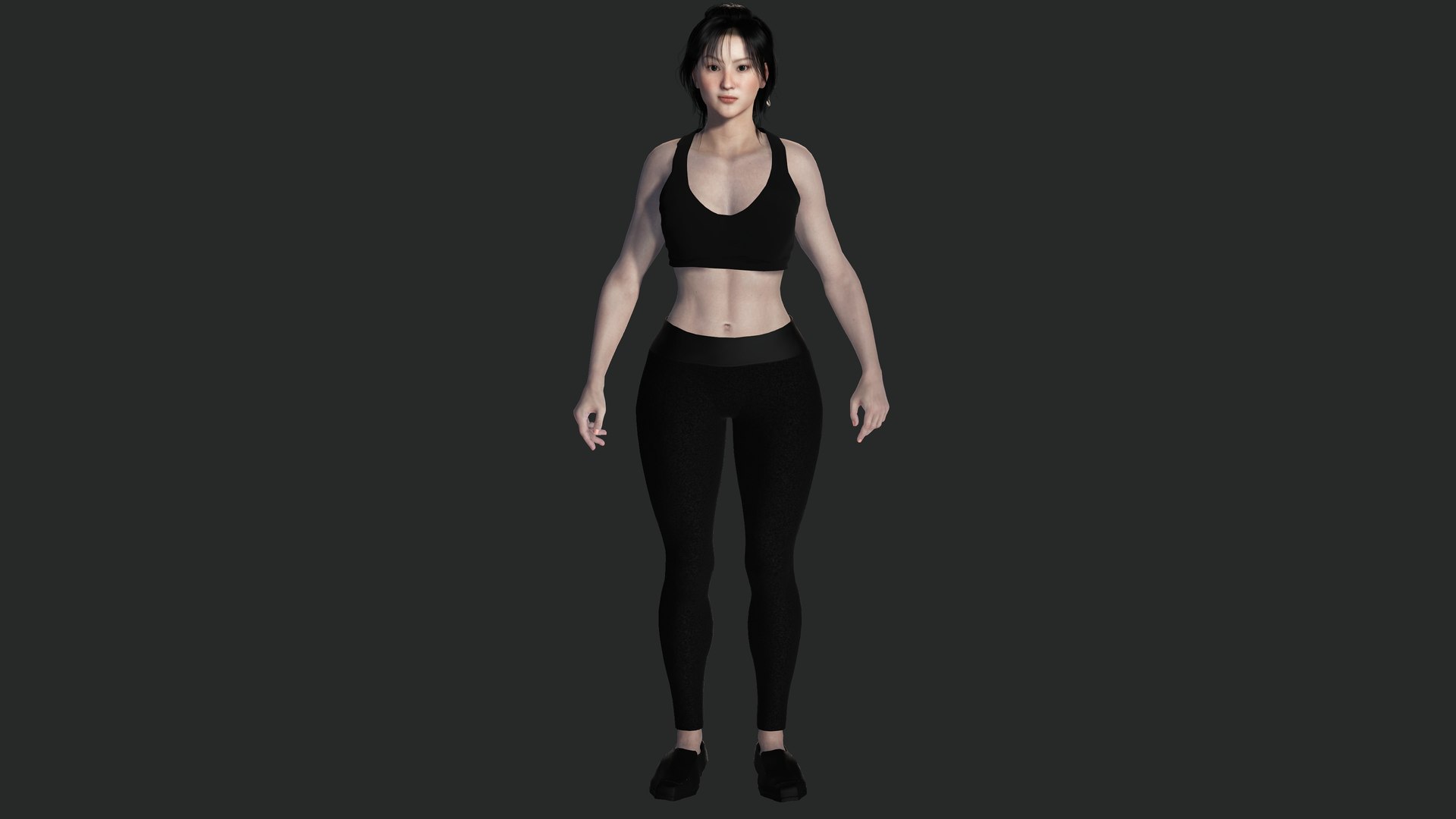 AAA 3D REALISTIC FEMALE CHARACTER - YOUNG ASIAN CHINESE GIRL Model ...