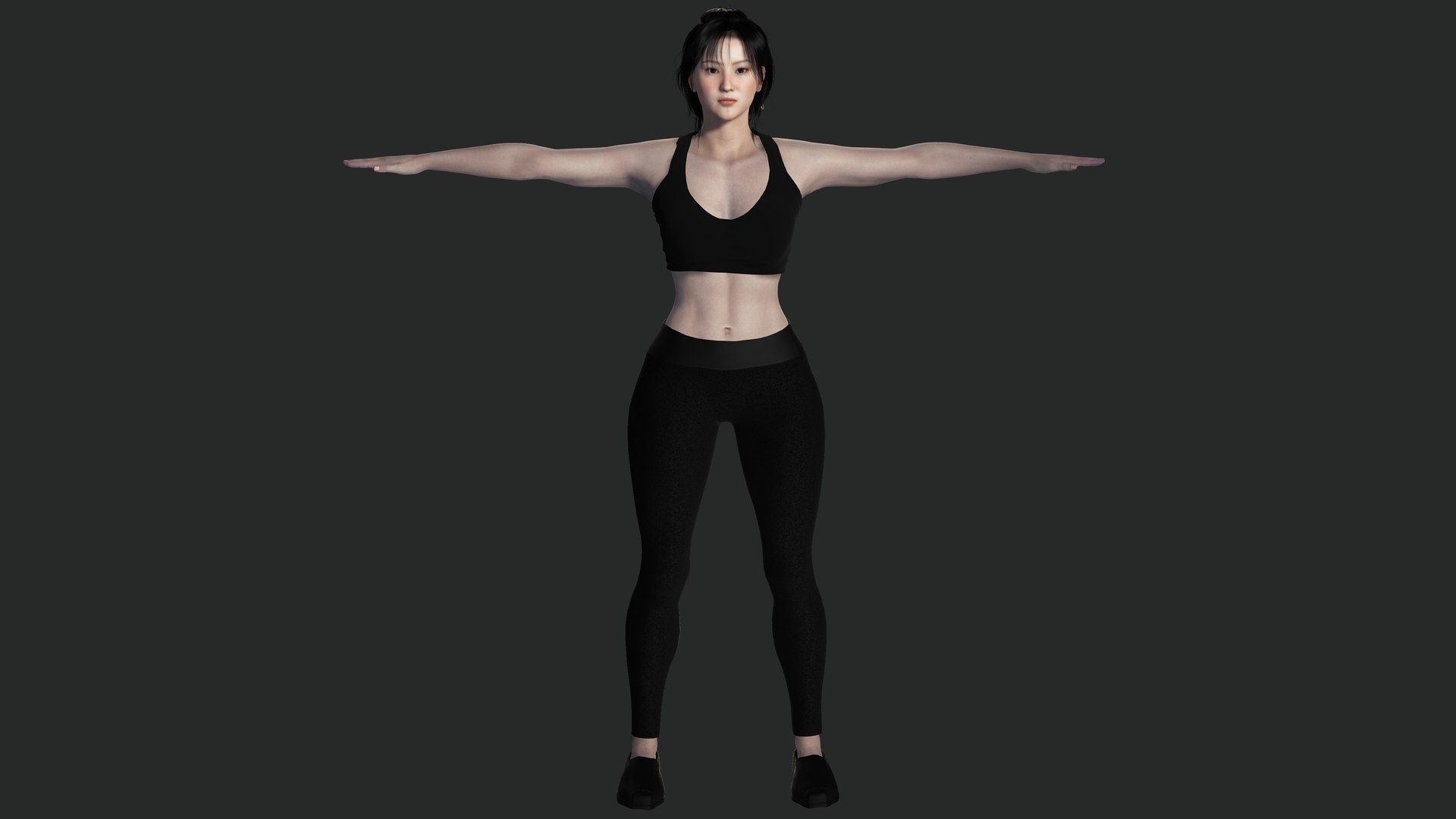 AAA 3D REALISTIC FEMALE CHARACTER - YOUNG ASIAN CHINESE GIRL Model ...