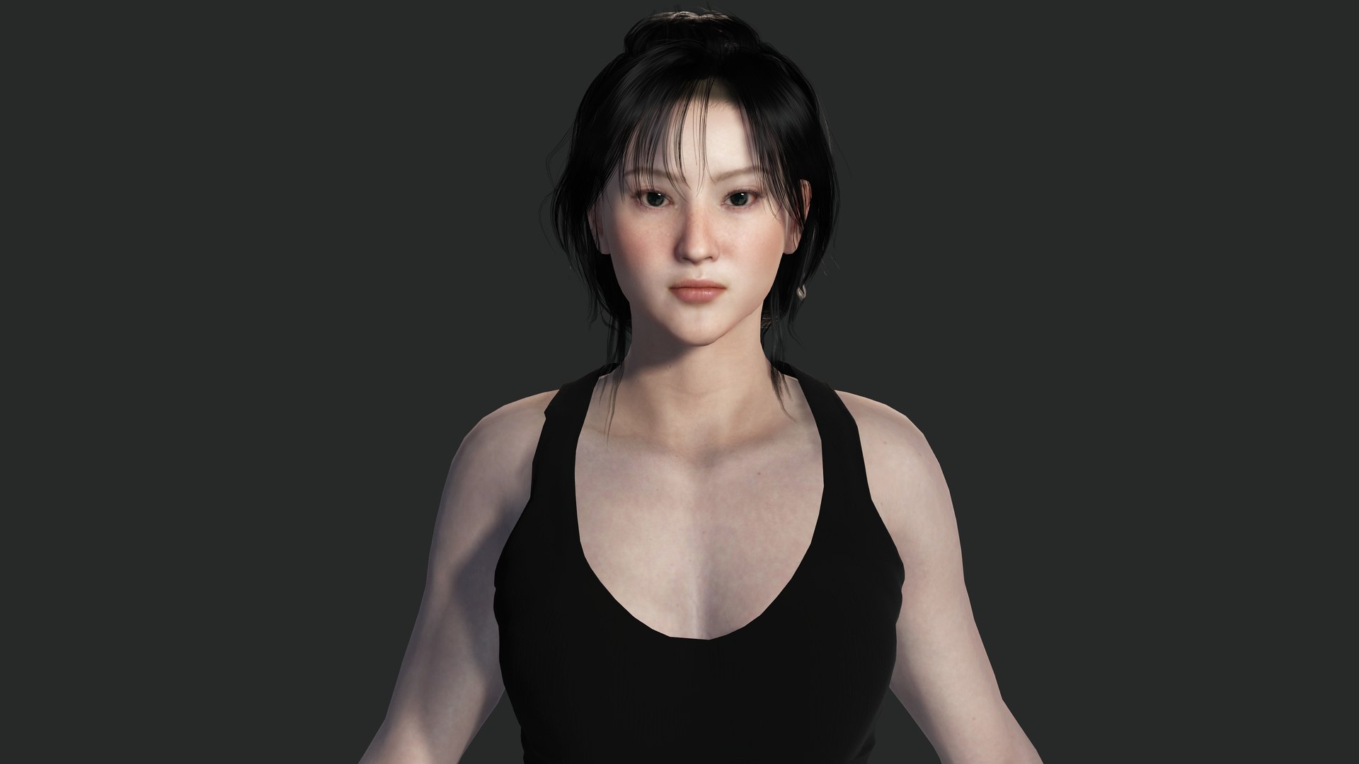 AAA 3D REALISTIC FEMALE CHARACTER - YOUNG ASIAN CHINESE GIRL Model ...