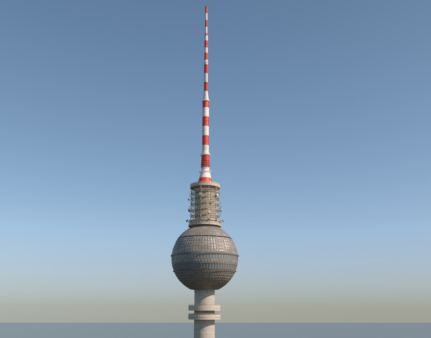 Berlin Tv Tower 3D Model - TurboSquid 1418512