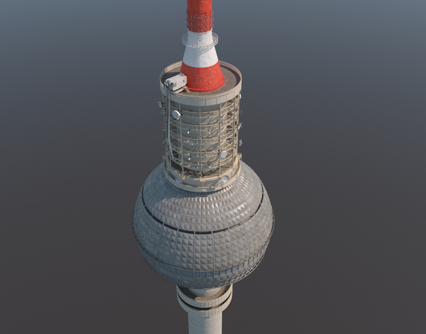 Berlin Tv Tower 3D Model - TurboSquid 1418512