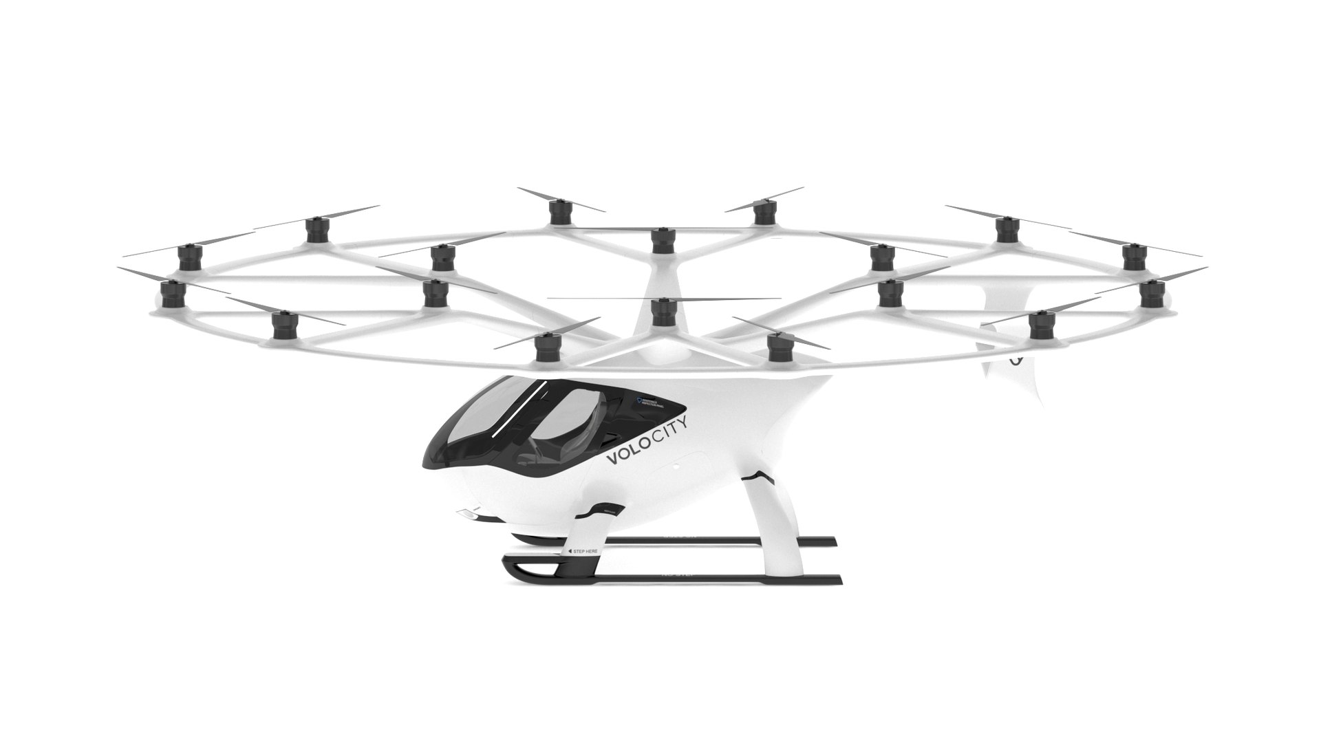 3D Model VoloCity Electrically Powered Aircraft Taxi - TurboSquid 2225764